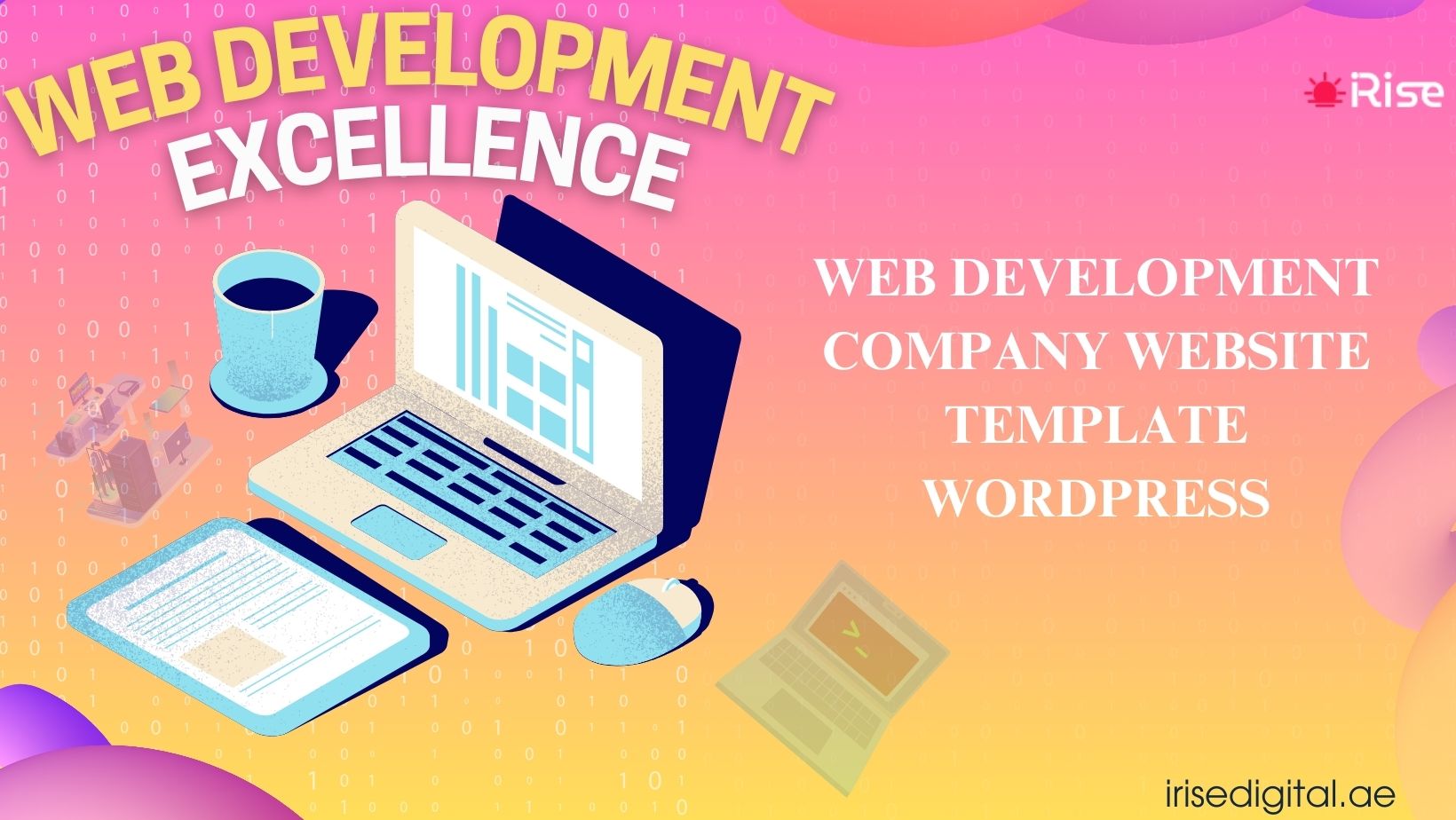 Web Development Company Website Template Wordpress - iRise Digital